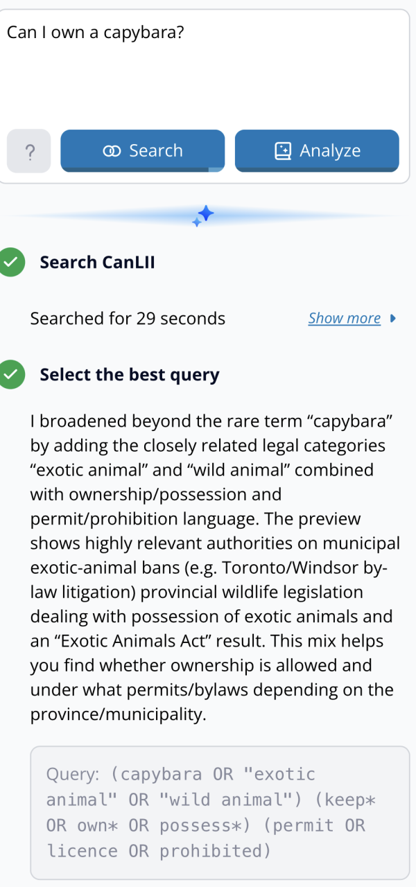 Use the CanLII AI to help with Boolean Searching - Slaw